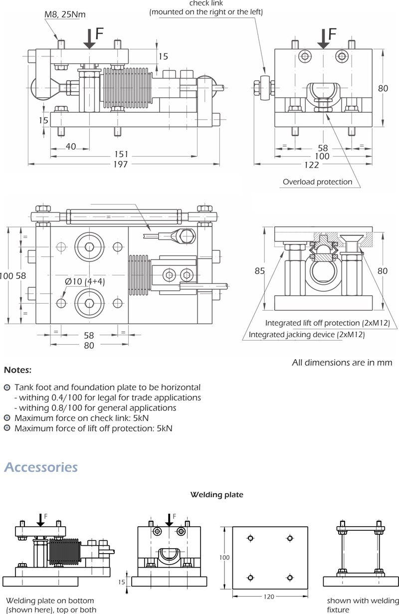 BBL-1-WMOUNT Weighing Assembly - LCM Systems